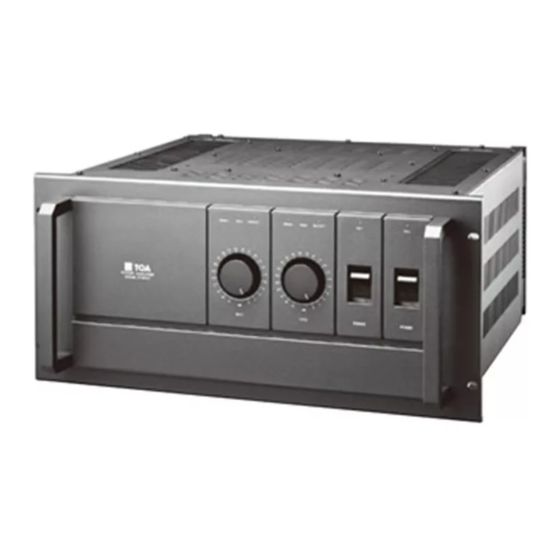 TOA P-75D ORIGINAL INSTRUCTION MANUAL Pdf Download | ManualsLib