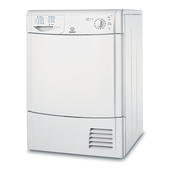 INDESIT IDC 75 INSTRUCTION MANUAL Pdf Download | ManualsLib