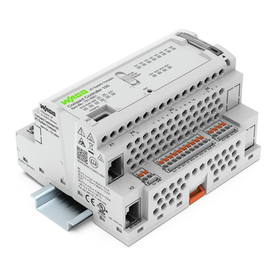 WAGO COMPACT CONTROLLER 100 MANUAL Pdf Download | ManualsLib
