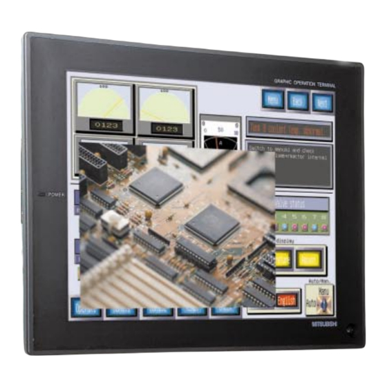 MITSUBISHI GOT-A900 SERIES OPERATING MANUAL Pdf Download | ManualsLib