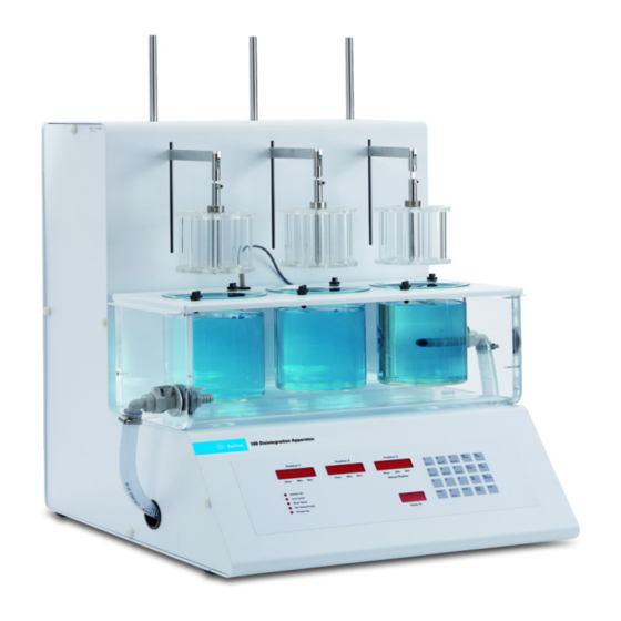 AGILENT TECHNOLOGIES 100 AUTOMATED DISINTEGRATION APPARATUS OPERATOR'S ...