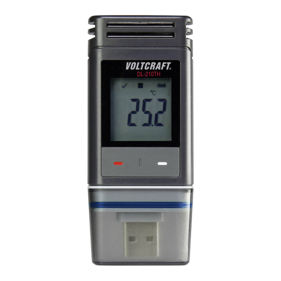 VOLTCRAFT DL-210TH SE OPERATING INSTRUCTIONS MANUAL Pdf Download ...