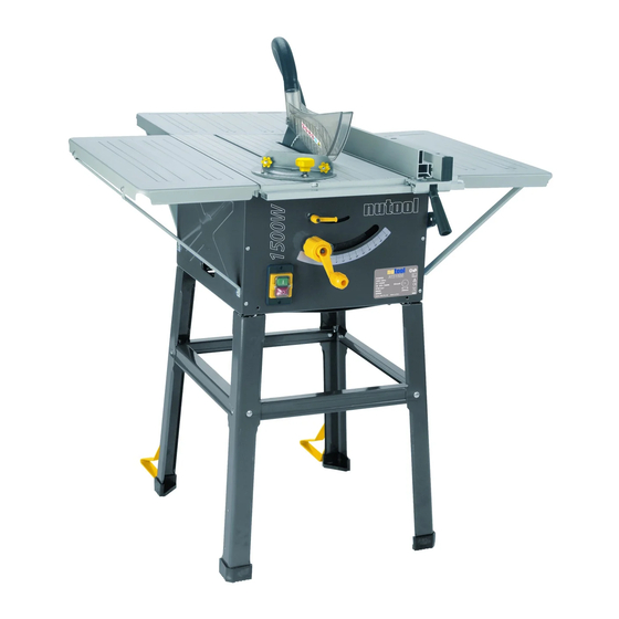 NUTOOL NTS1500 ORIGINAL INSTRUCTIONS MANUAL Pdf Download | ManualsLib
