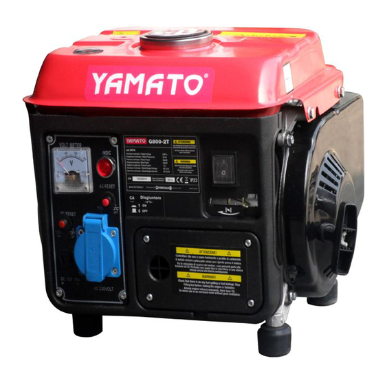 YAMATO G800-2T INSTRUCTION MANUAL Pdf Download | ManualsLib