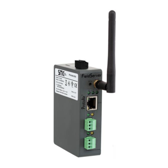 MSA FIELDSERVER BACNET ROUTER WI-FI STARTUP MANUAL Pdf Download ...