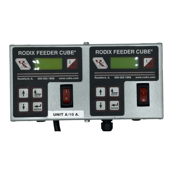 RODIX FEEDER CUBE FC-200-2 MANUAL Pdf Download | ManualsLib