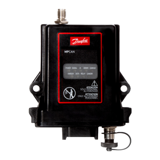 DANFOSS MPCAN USER MANUAL Pdf Download | ManualsLib