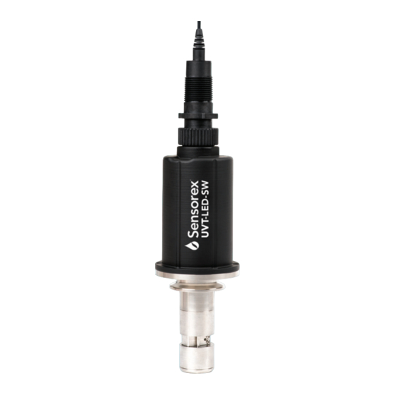 SENSOREX UVT-LED-SW QUICK START MANUAL Pdf Download | ManualsLib