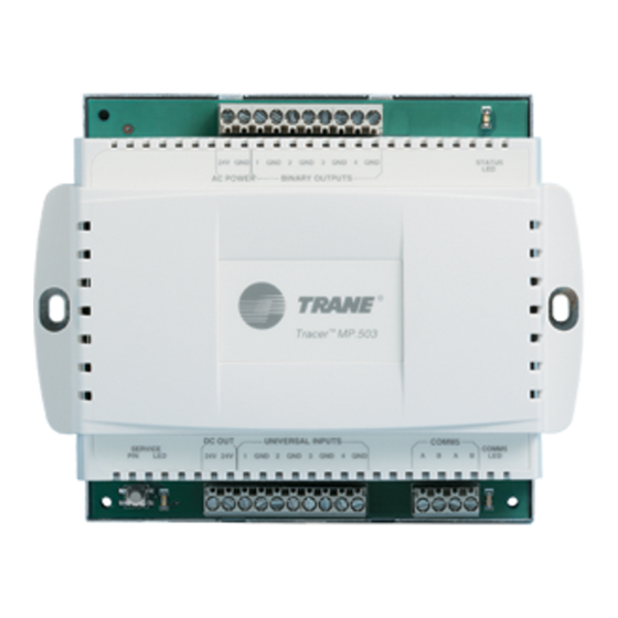 TRANE TRACER MP503 INSTALLATION, OPERATION AND MAINTENANCE MANUAL Pdf Download | ManualsLib