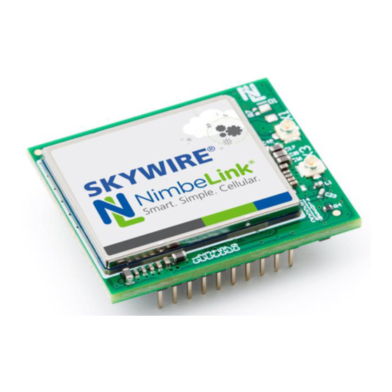 NIMBELINK SKYWIRE LTE CAT M1 INSTALLATION MANUAL Pdf Download | ManualsLib