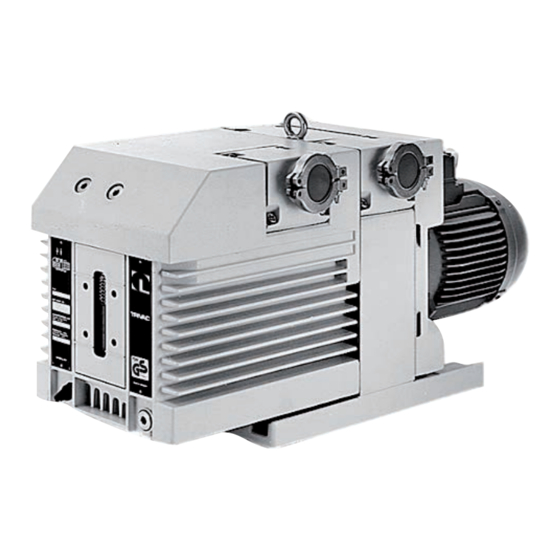 LEYBOLD TRIVAC B D 40 BCS OPERATING INSTRUCTIONS MANUAL Pdf Download ...