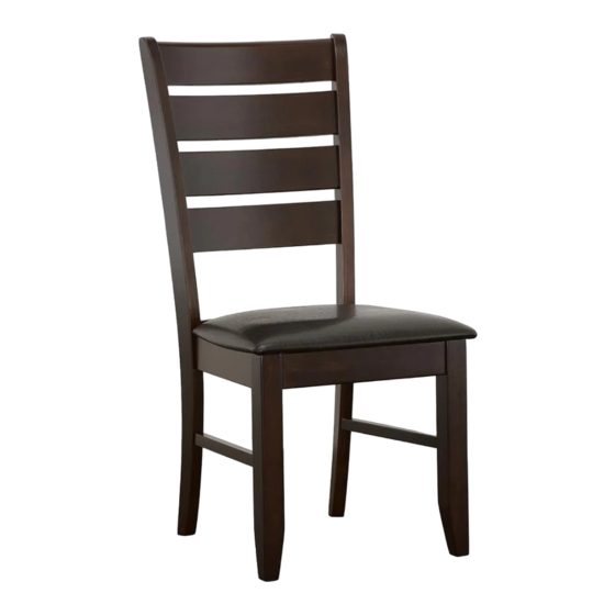 COASTER 102722 ASSEMBLY INSTRUCTIONS Pdf Download | ManualsLib