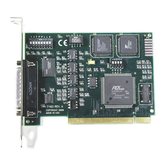 SEALEVEL ULTRA COMM+I.PCI 7103 USER MANUAL Pdf Download | ManualsLib