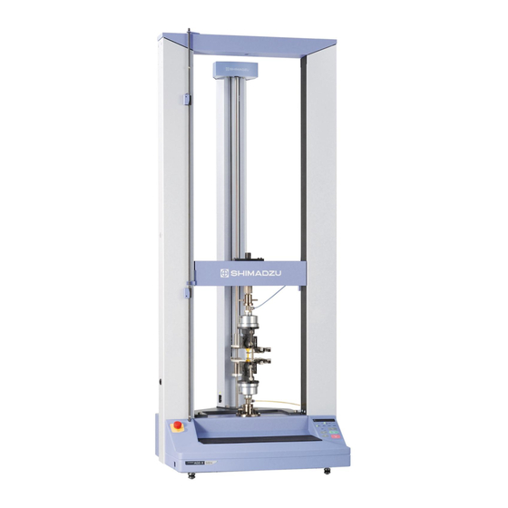 SHIMADZU AGS-X SERIES INSTRUCTION MANUAL Pdf Download | ManualsLib