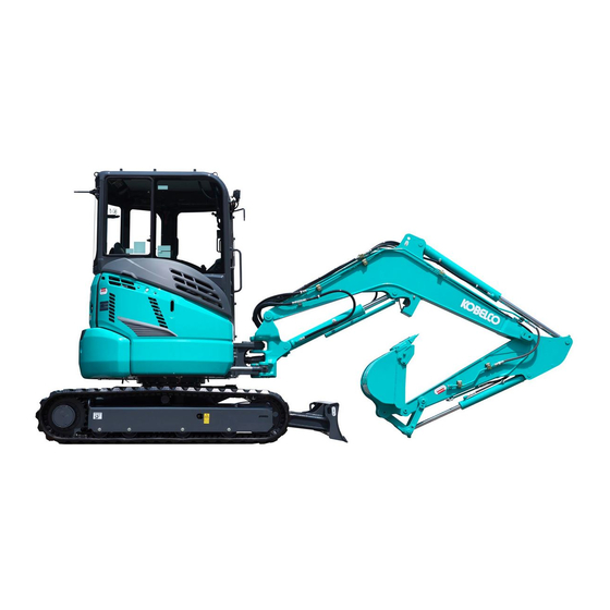 KOBELCO SK35SR-6 OPERATION MANUAL Pdf Download | ManualsLib