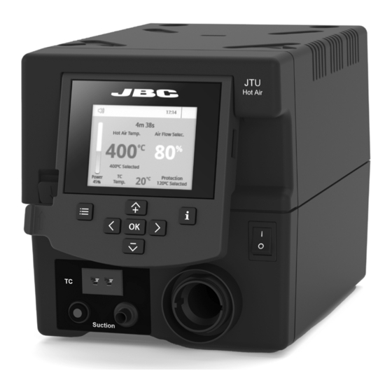 JBC JTSE-1UA INSTRUCTION MANUAL Pdf Download | ManualsLib