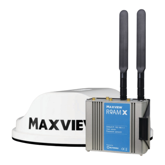 MAXVIEW ROAM X INSTALLATION & USER'S INSTRUCTIONS Pdf Download | ManualsLib