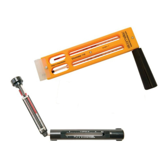 ELCOMETER G116A-1 MANUAL Pdf Download | ManualsLib
