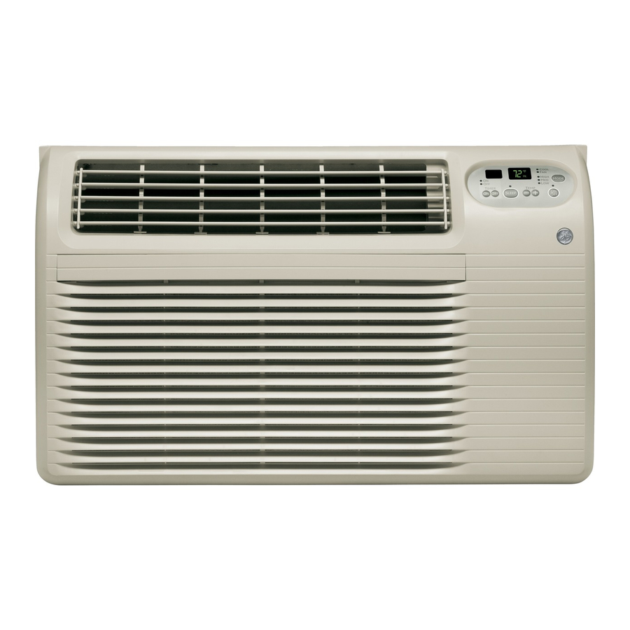 GE AJCQ10DCD AIR CONDITIONER OWNER'S MANUAL AND INSTALLATION ...