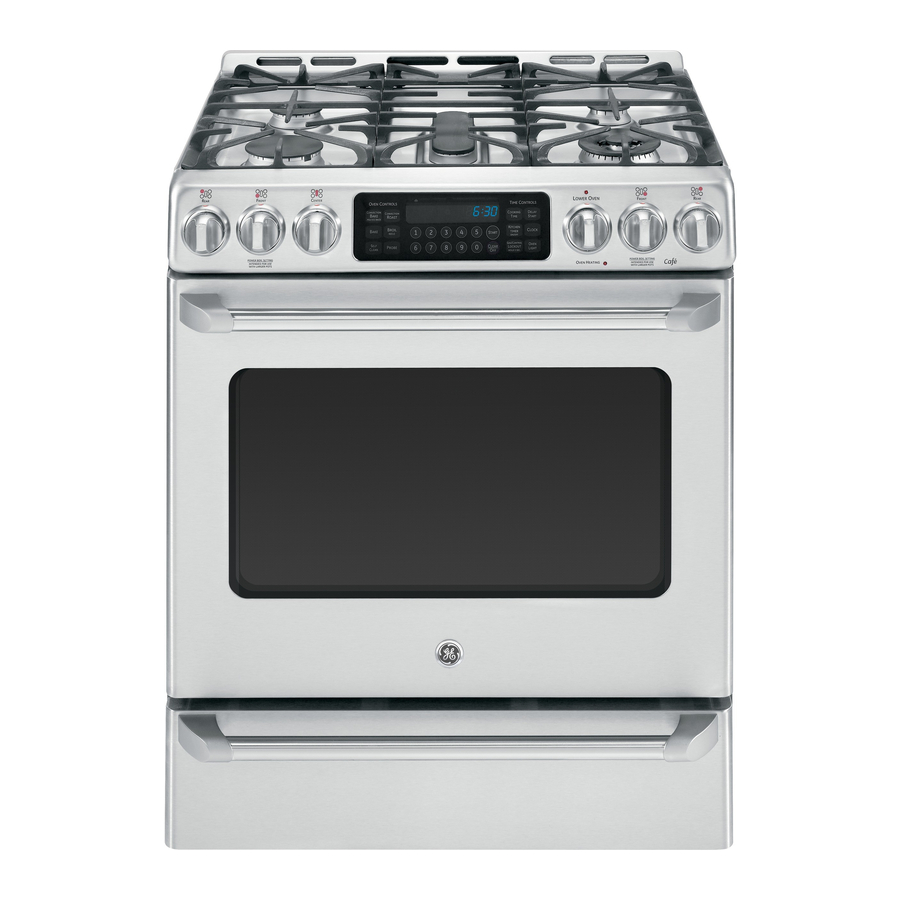 GE CAFÃ?Â© CGP650SETSS OWNER'S MANUAL & INSTALLATION INSTRUCTIONS Pdf ...