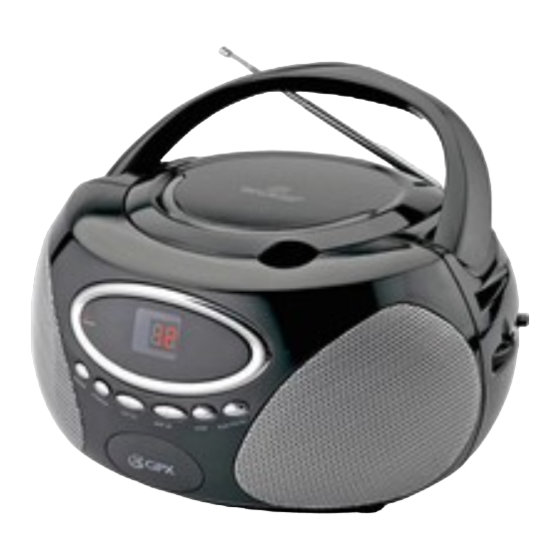 GPX BC118 PORTABLE STEREO SYSTEM INSTRUCTION MANUAL | ManualsLib