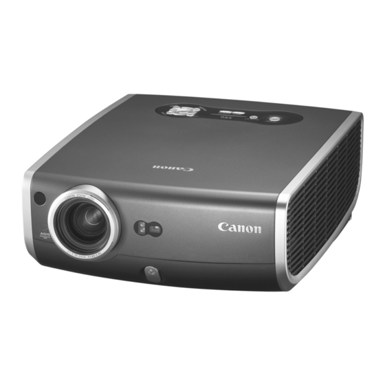 CANON X600 PROJECTOR USER MANUAL | ManualsLib
