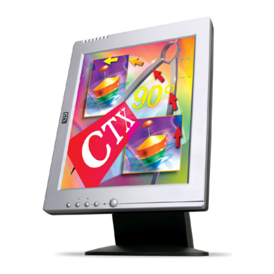 CTX PV720 MONITOR USER MANUAL | ManualsLib