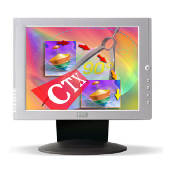 CTX PV520A MONITOR USER MANUAL | ManualsLib