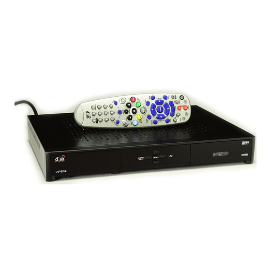 DISH NETWORK VIP 211K UNIVERSAL REMOTE QUICK REFERENCE MANUAL | ManualsLib