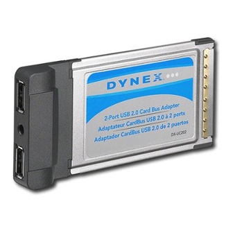 DYNEX DX-UC202 ADAPTER INSTALLATION MANUAL | ManualsLib