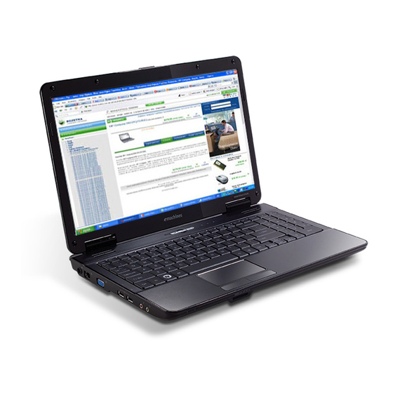 EMACHINES E430 SERIES LAPTOP QUICK MANUAL | ManualsLib