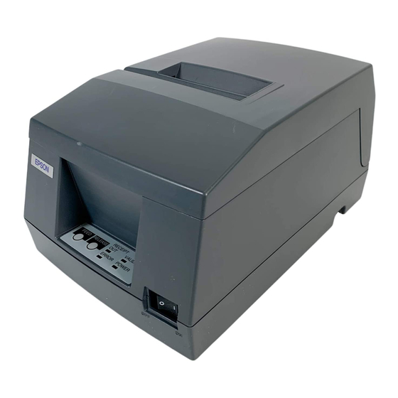 EPSON TM U325 PRINTER SPECIFICATIONS | ManualsLib