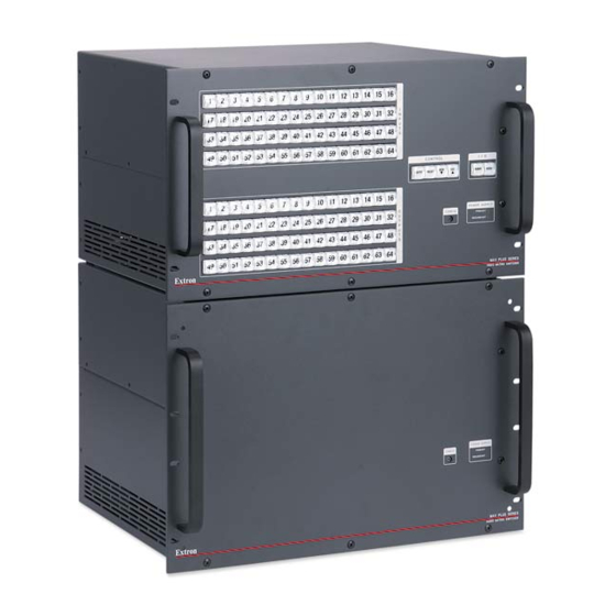 EXTRON ELECTRONICS 64 SERIES MATRIX SWITCHER SPECIFICATIONS | ManualsLib