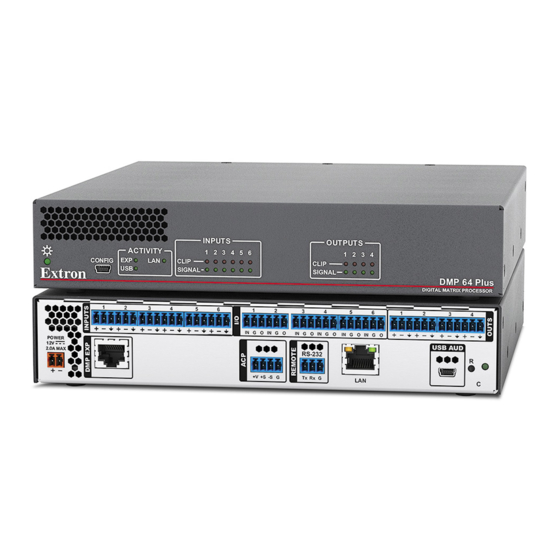 EXTRON ELECTRONICS EXTRON CROSSPOINT 64 PLUS SERIES MATRIX SWITCHER SPECIFICATIONS | ManualsLib