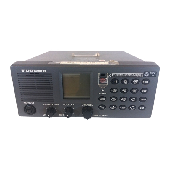 FURUNO FM-8800D/8800S CORDLESS TELEPHONE INSTALLATION MANUAL | ManualsLib