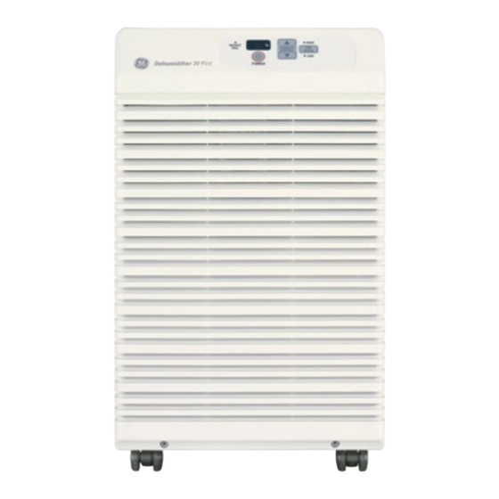 GE AHH40LH* DEHUMIDIFIER OWNER'S MANUAL | ManualsLib