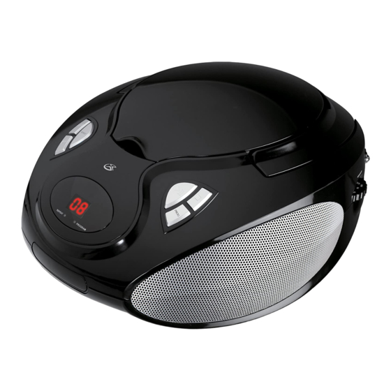 GPX BC111B PORTABLE STEREO SYSTEM USER MANUAL | ManualsLib