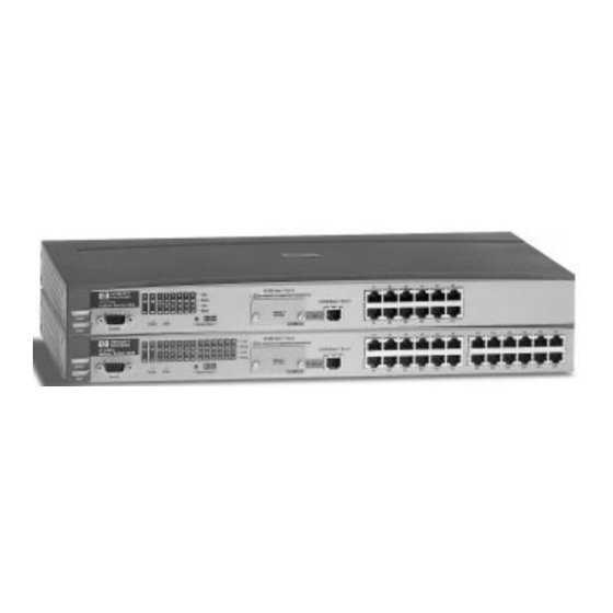 HP PROCURVE SWITCH 212M SWITCH MANAGEMENT AND CONFIGURATION MANUAL | ManualsLib