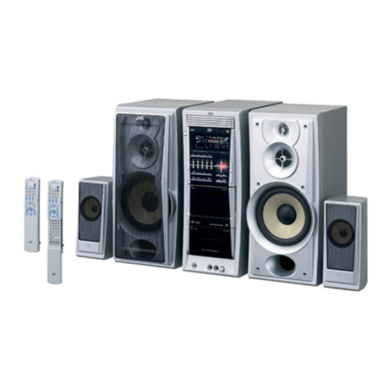 JVC DX-T5 SPEAKER SYSTEM INSTRUCTIONS MANUAL | ManualsLib