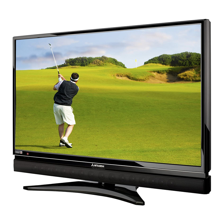 MITSUBISHI LT-46149 FLAT PANEL TV SPECIFICATIONS | ManualsLib
