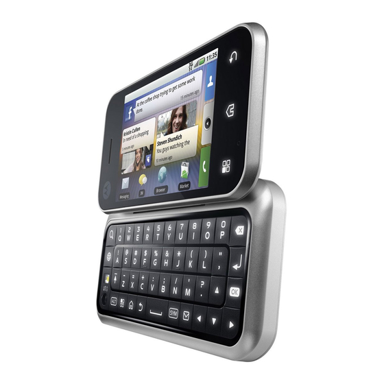 MOTOROLA BACKFLIP 68000202422-A CELL PHONE QUICK START MANUAL | ManualsLib