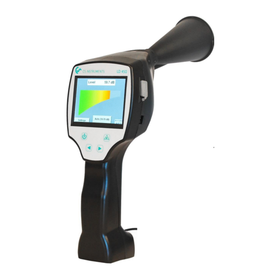 CS INSTRUMENTS LD 450 INSTRUCTION MANUAL Pdf Download | ManualsLib