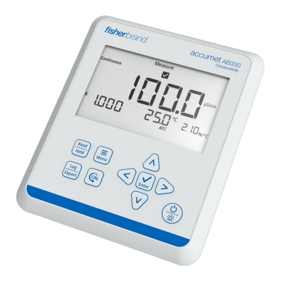 FISHER SCIENTIFIC FISHERBRAND ACCUMET AB330 USER MANUAL Pdf Download ...