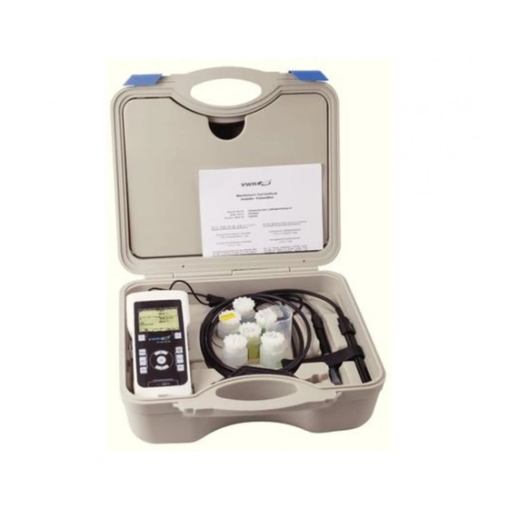 VWR MU 6100 H OPERATING MANUAL Pdf Download | ManualsLib