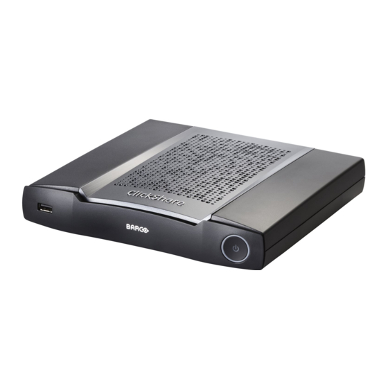 BARCO CLICKSHARE CSE-200+ USER MANUAL Pdf Download | ManualsLib