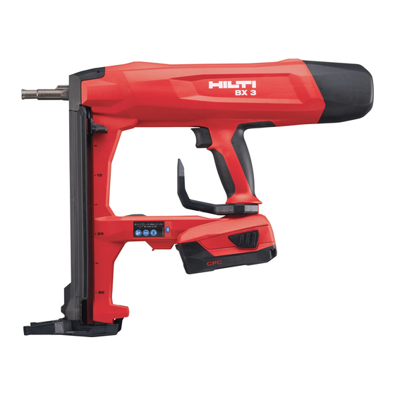 HILTI NURON BX 3-22 MANUAL Pdf Download | ManualsLib