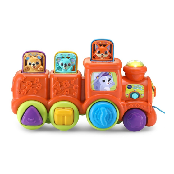 VTECH POP & SING ANIMAL TRAIN 5549 INSTRUCTION MANUAL Pdf Download ...
