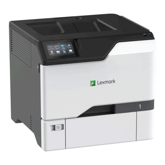 LEXMARK CS730 QUICK REFERENCE Pdf Download | ManualsLib