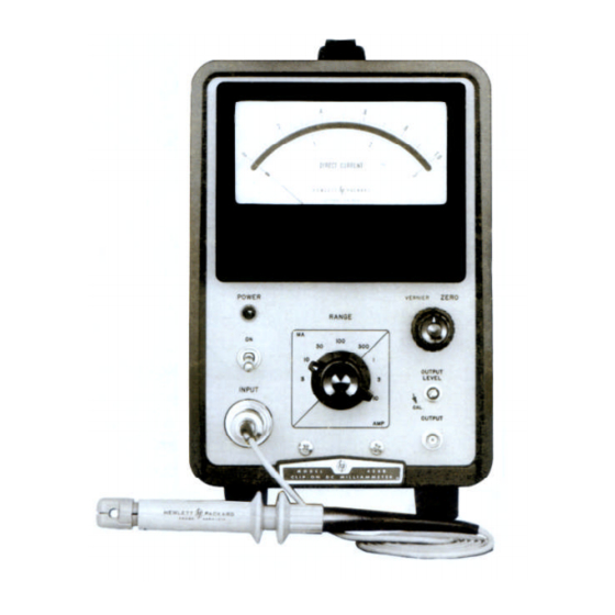 HP 428B OPERATING AND SERVICE MANUAL Pdf Download | ManualsLib