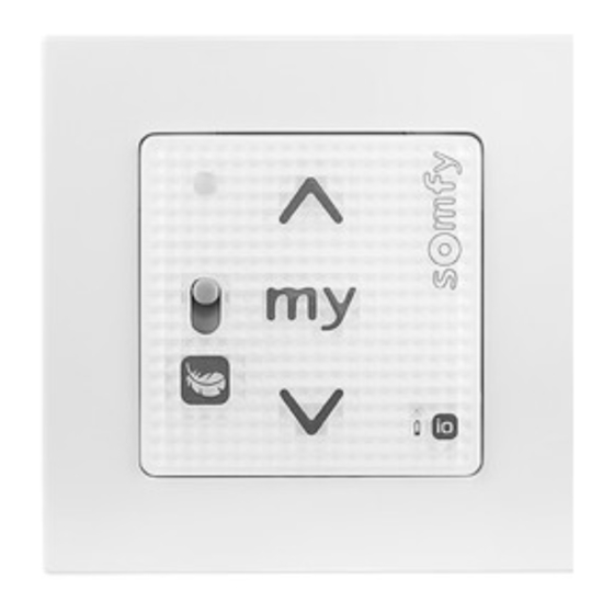 SOMFY HOME MOTION SMOOVE RS100 IO INSTRUCTIONS Pdf Download | ManualsLib